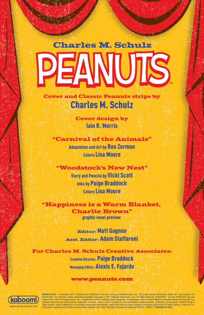 The Peanuts comic book – a review – The AAUGH Blog